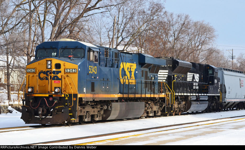 CSX 5343, CP's Tomah Sub.